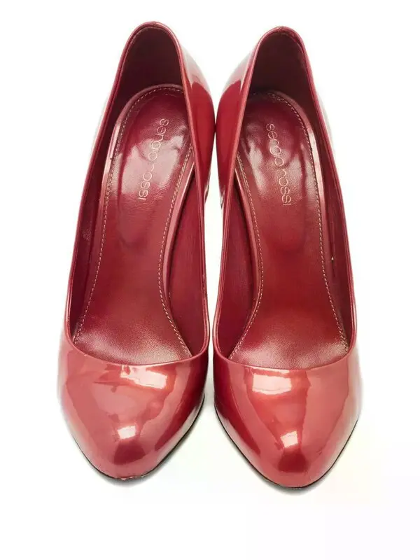 SERGIO ROSSI Patent Leather High Heel Pumps