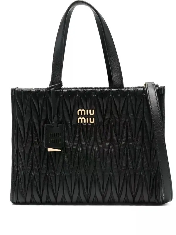 Miu Miu Leather Tote Bag