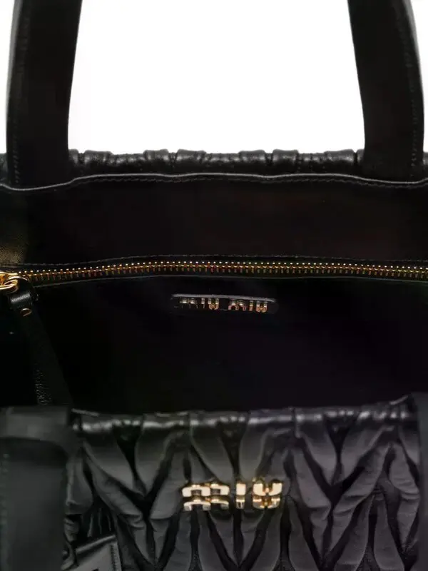 Miu Miu Leather Tote Bag