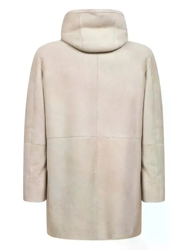 Tagliatore Hooded Shearling Coat