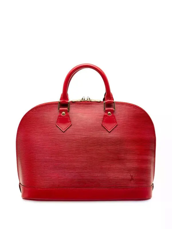 LOUIS VUITTON 1997 Epi Alma Pm Handbag - Red