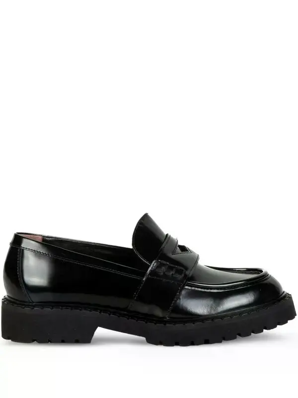 LAURA B Leather Loafers