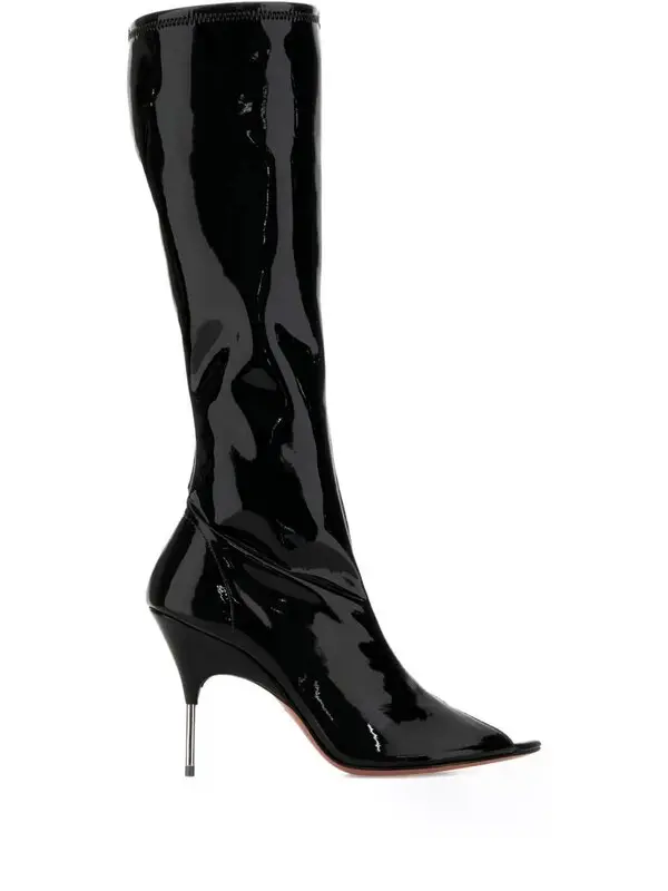 Amina Muaddi Bruna Heel Boots