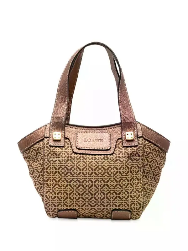 Loewe 2007 Anagram Canvas Tote Bag
