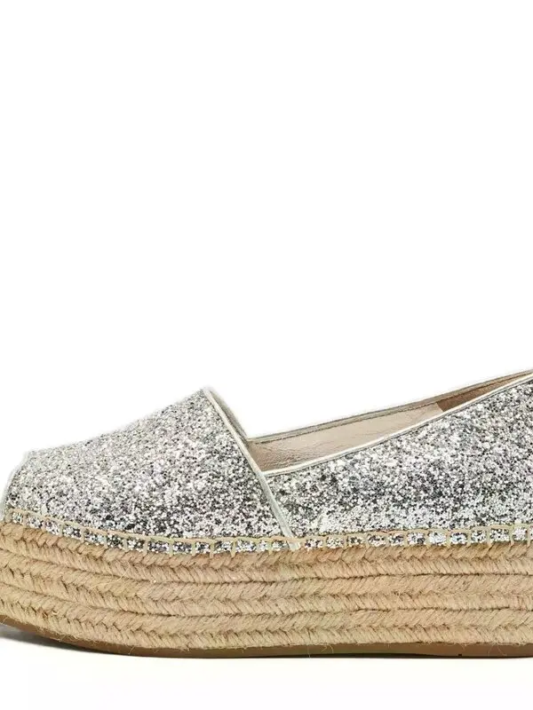 Miu Miu Glitter Espadrilles