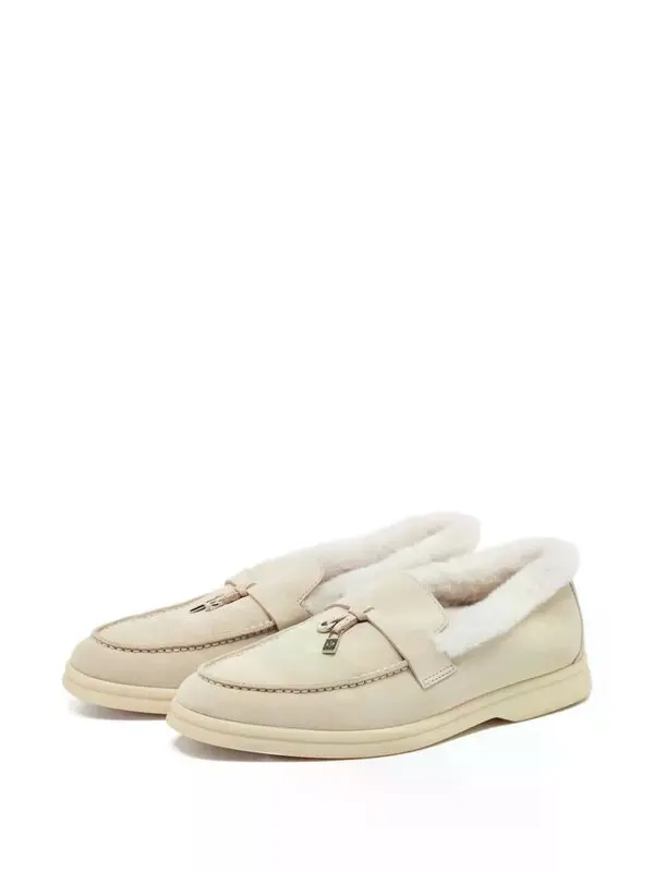 Loro Piana Shearling Loafers