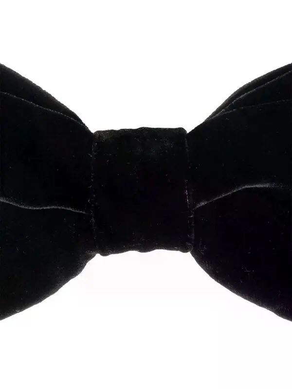 Versace Velvet Bow Tie - Black