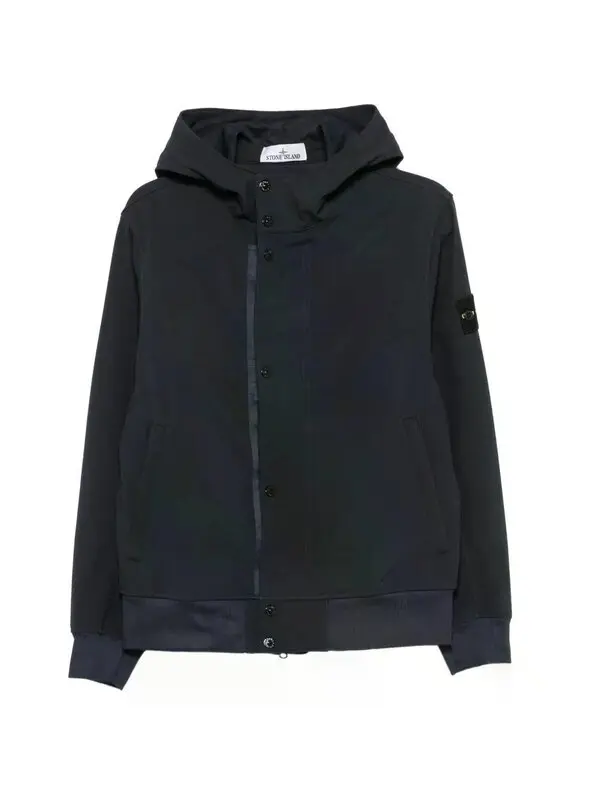 Stone Island Logo-patch Hooded Jacket