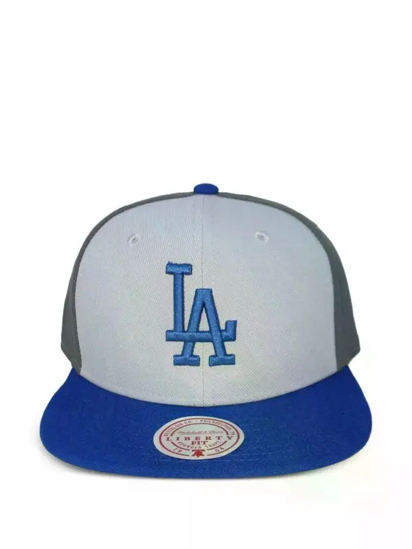 Mitchell & Ness Los Angeles Dodgers Triple Play Liberty Baseball Cap - Grey
