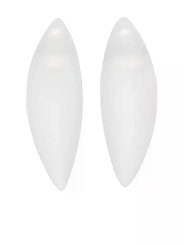MONIES Nimara Drop Earrings - White