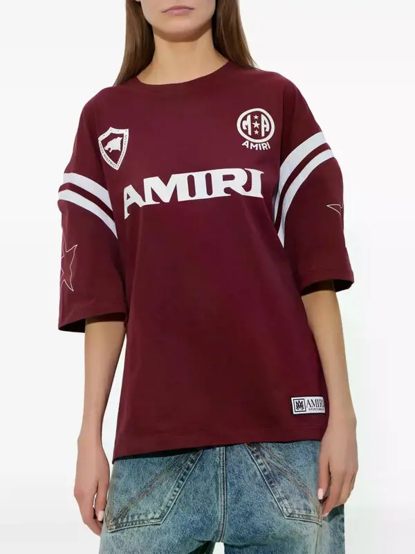 Amiri Logo Stripe Detail T-shirt