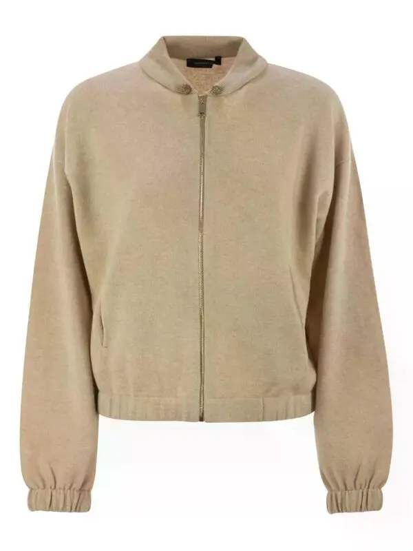 Fabiana Filippi Bomber Jacket With Drawstring Neck