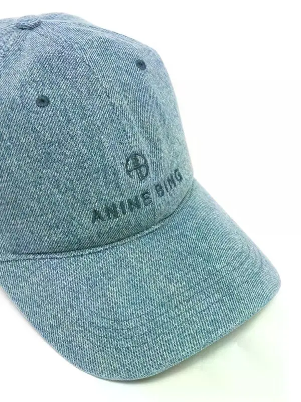 ANINE BING Logo-embroidered Baseball Cap