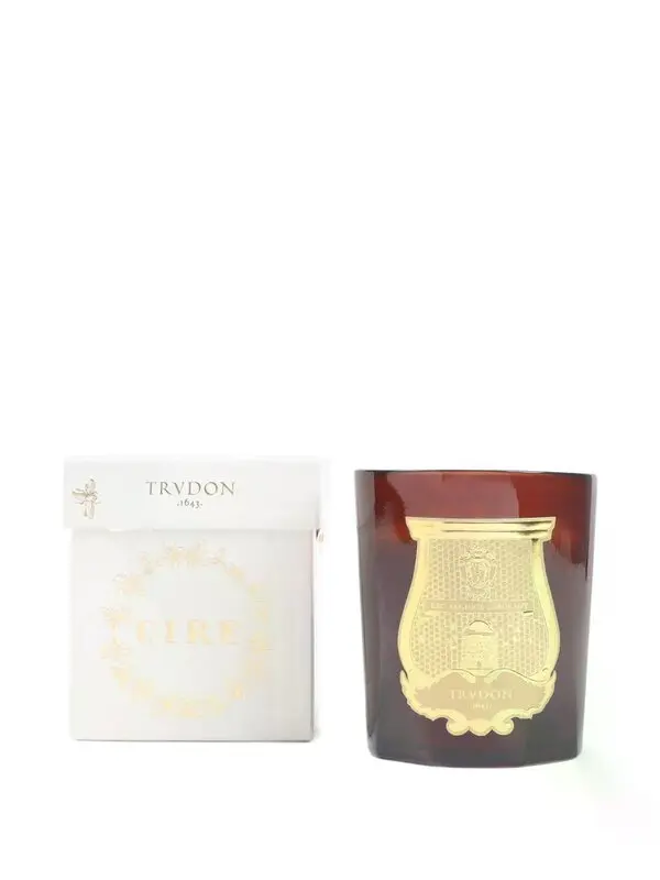 TRUDON Logo-patch Candle - Brown