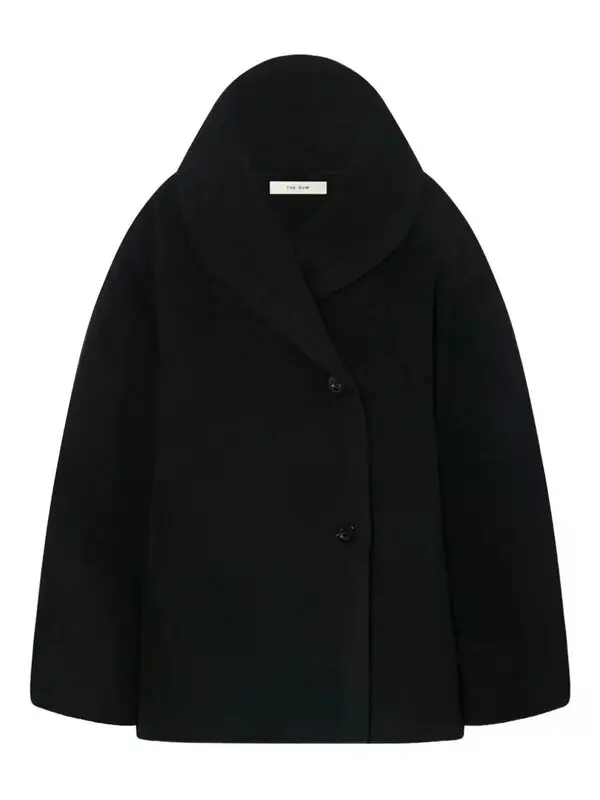 THE ROW Double-breasted Coat - Black
