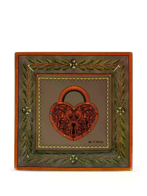 Etro Ceramic Tray - Brown