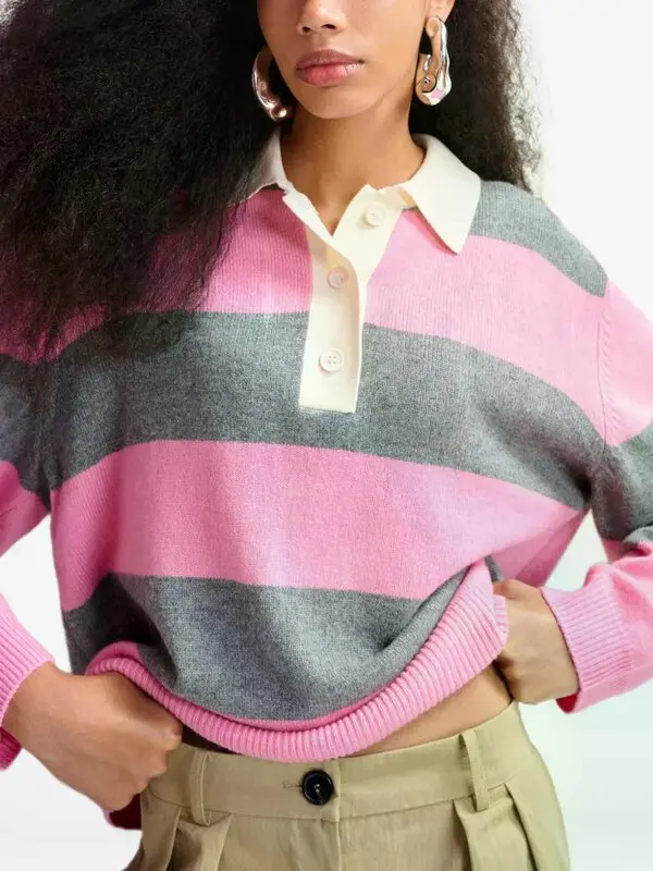 Essentiel Antwerp Striped Jarn Sweater