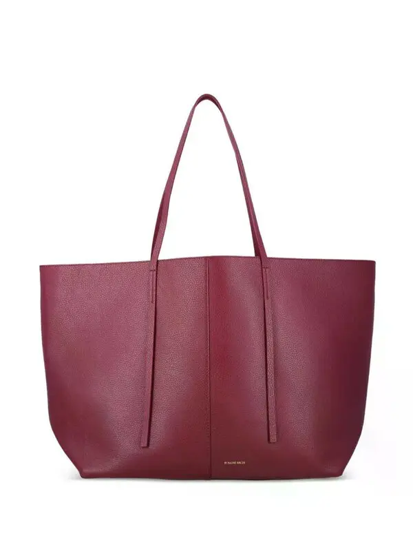 BY MALENE BIRGER Abilla Leather Tote Bag - Red
