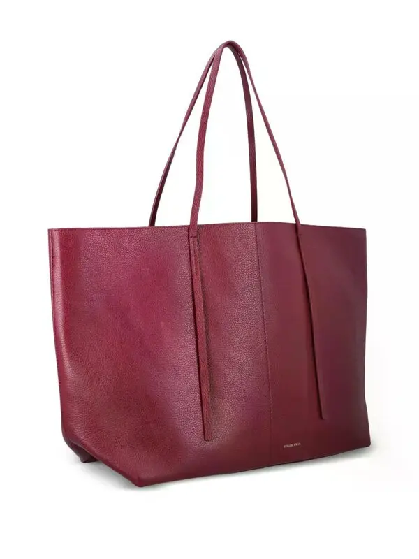 BY MALENE BIRGER Abilla Leather Tote Bag - Red