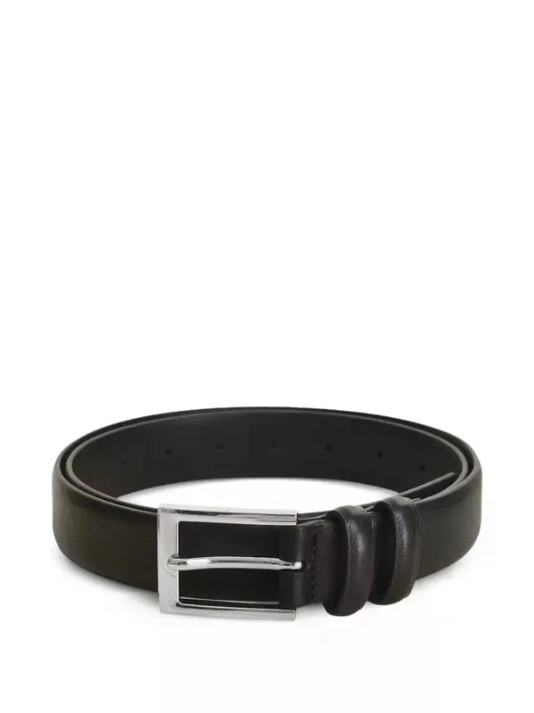 VESTIAIRE D'UN OISEAU LIBRE Leather Belt - Black