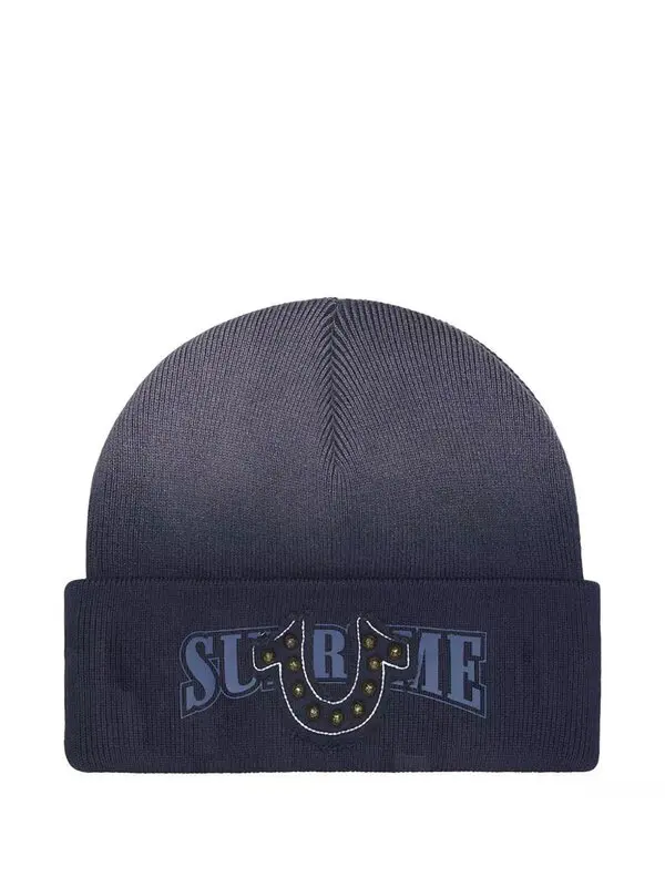 Supreme X True Religion® Logo-patch Beanie - Blue