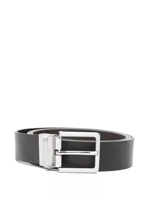 Emporio Armani Buckle-detail Belt - Brown