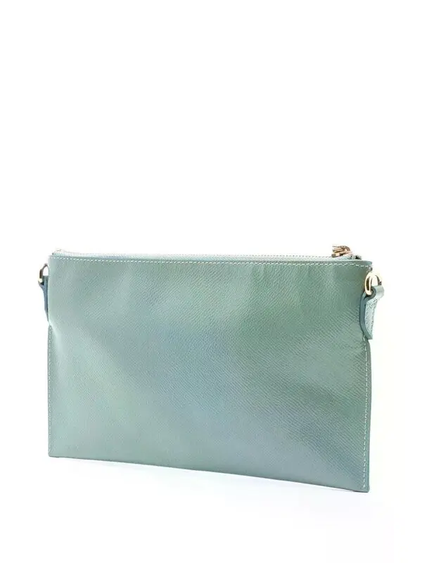 Burberry Grained Leather Peyton Crossbody Bag - Green