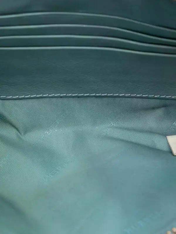 Burberry Grained Leather Peyton Crossbody Bag - Green
