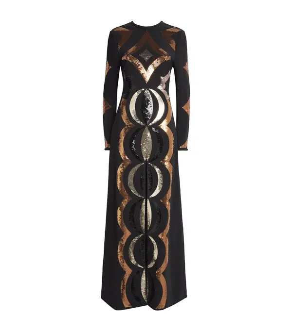 Emilio Pucci Sequinned Maxi Dress