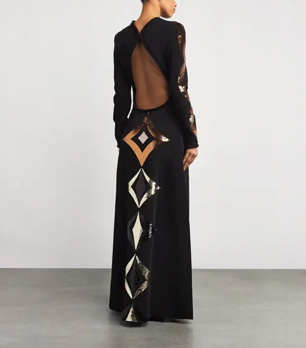 Emilio Pucci Sequinned Maxi Dress