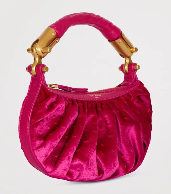 Balmain Mini Ebene Top-handle Bag - Pink