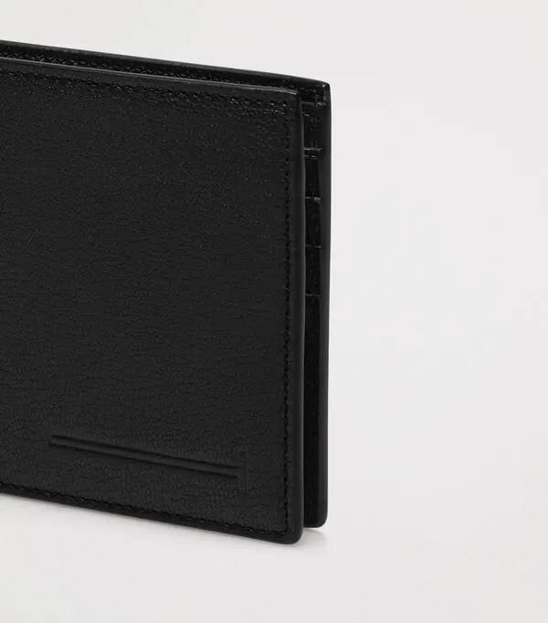 TOM FORD Leather Bifold Wallet - Black