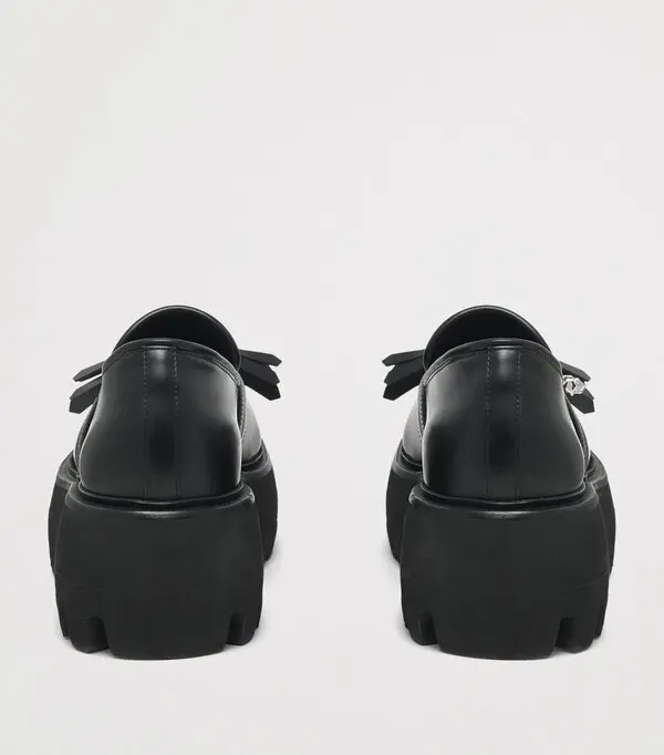 Alexander McQueen Leather Sofa Loafers