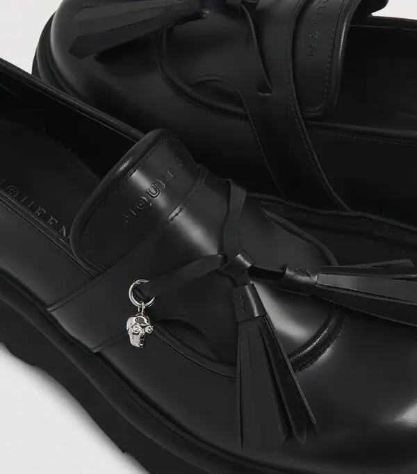 Alexander McQueen Leather Sofa Loafers