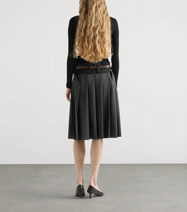 Prada Ribbed Wool Sweater - Black