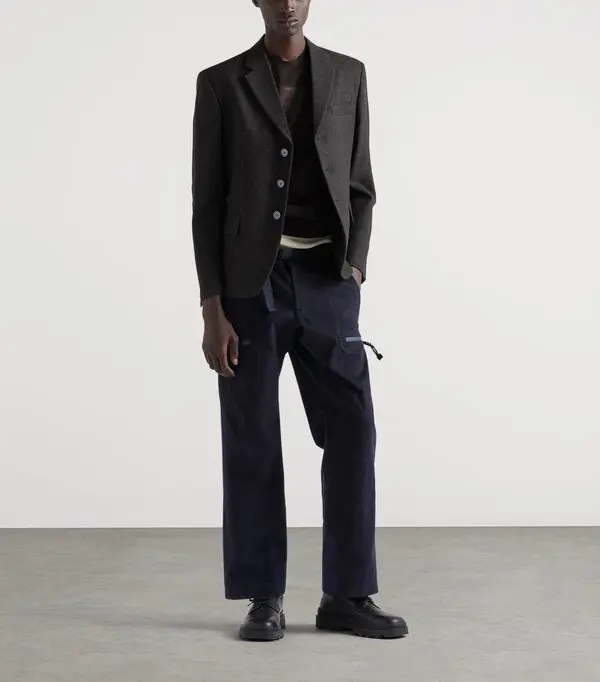 Prada Cashmere Technical Trousers