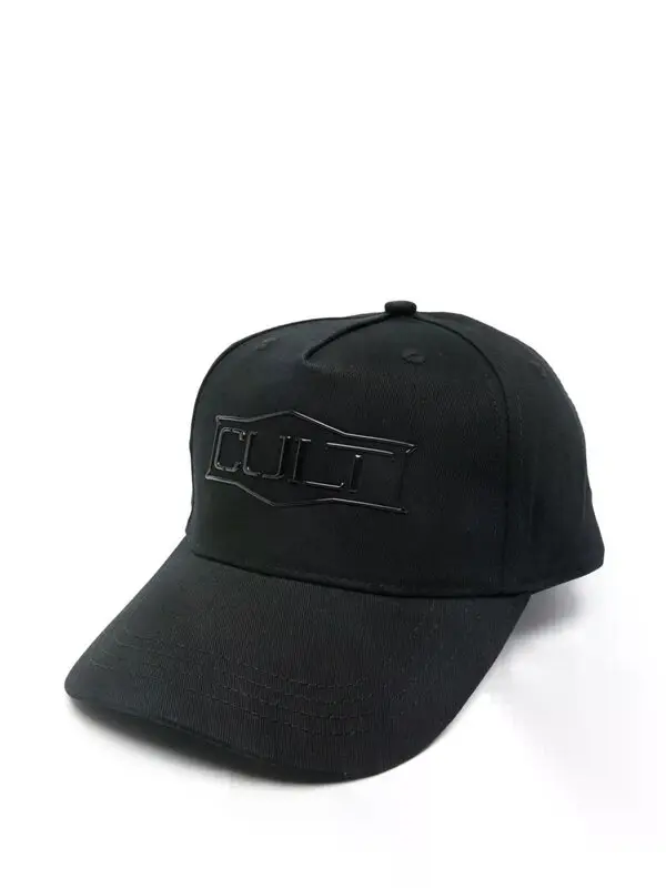 CULT Logo-appliqué Cap - Black