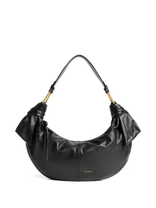 COCCINELLE Knot-detail Shoulder Bag - Black