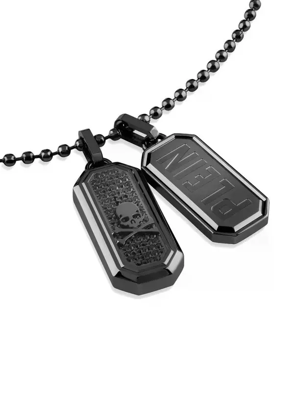 Philipp Plein Crystal Embellished Necklace