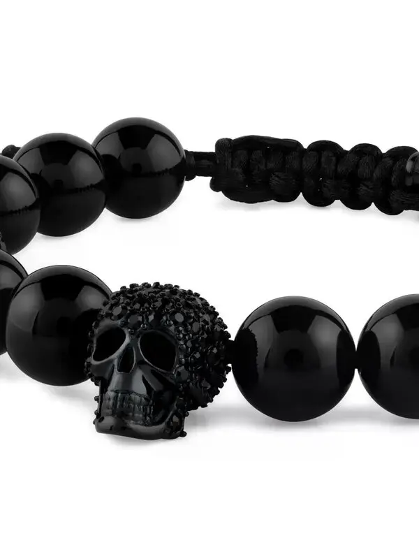 Philipp Plein Agate Bead Bracelet