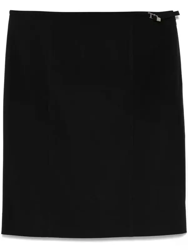 Gucci 2000s Buckle-detail Mini Skirt