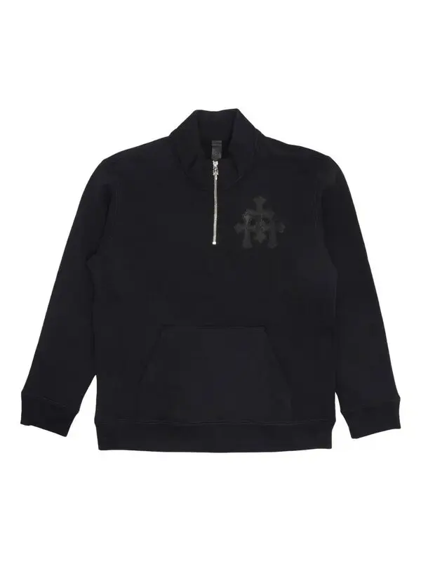 Chrome Hearts Cemetery Cross Quarter-zip Sweatshirt