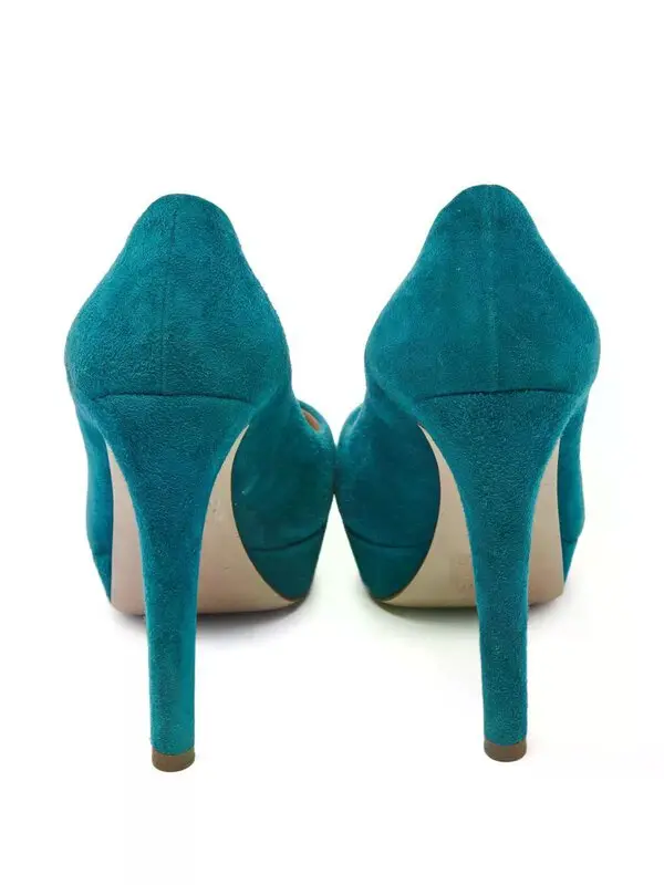 Miu Miu Platform Suede Pumps
