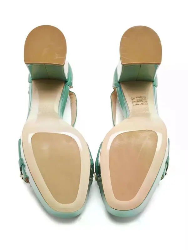 Miu Miu Crystal-embellished Platform Sandals
