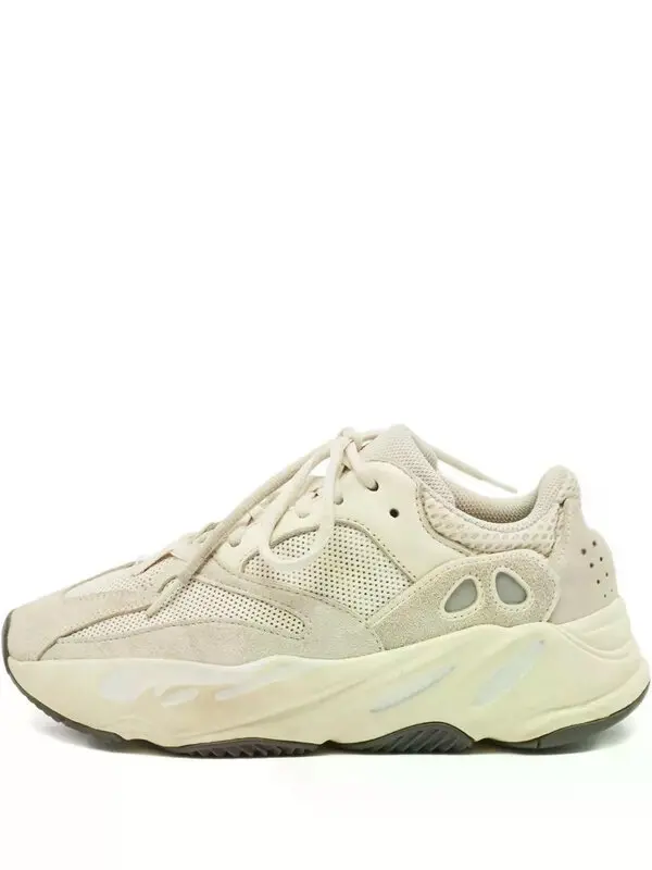ADIDAS X YEEZY 700 Leather, Mesh, And Suede Sneakers - Neutrals