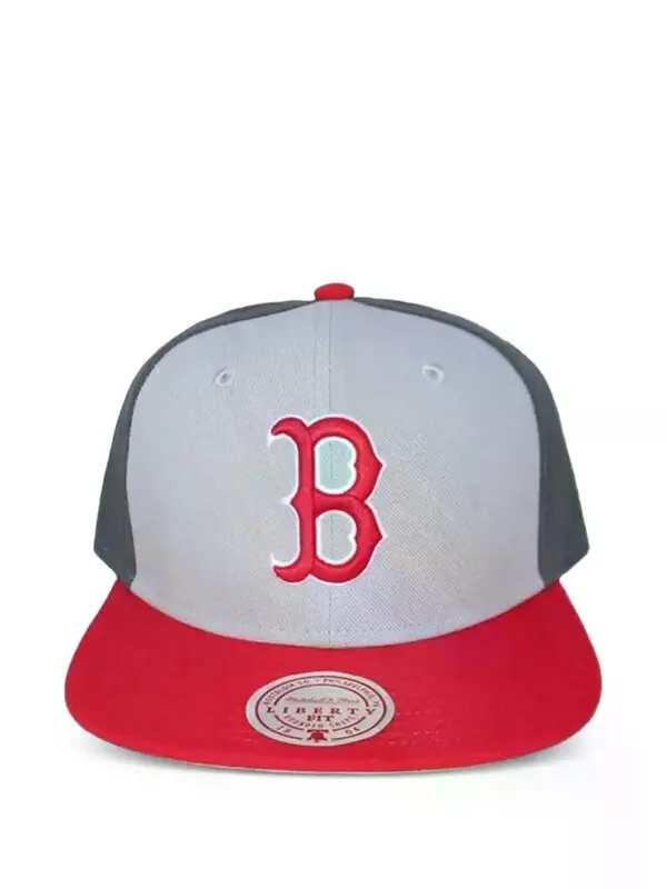 Mitchell & Ness Mlb Boston Red Sox Triple Play Liberty Baseball Cap - Grey
