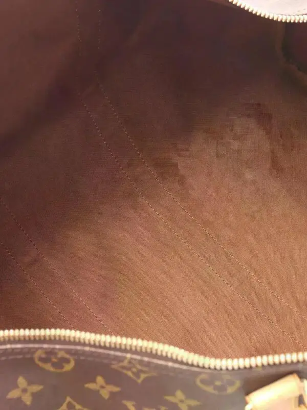 LOUIS VUITTON 2002 Monogram Keepall 45 Satchel - Brown