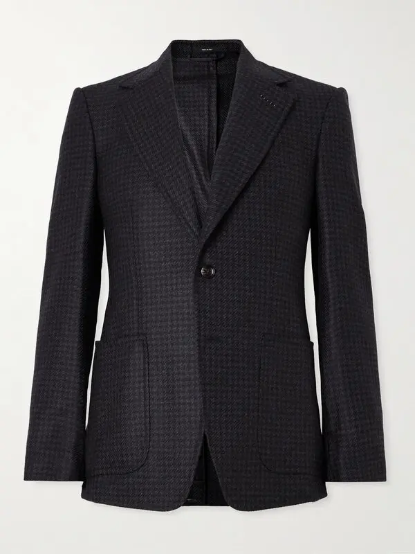 TOM FORD Houndstooth Wool Blazer