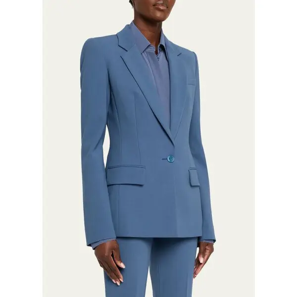 Michael Kors Tailored Single-button Blazer - Amethyst