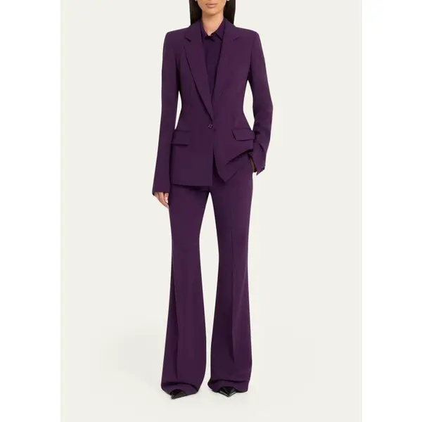 Michael Kors Tailored Single-button Blazer - Amethyst